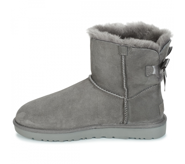 ugg mini bailey bow grey 1016501