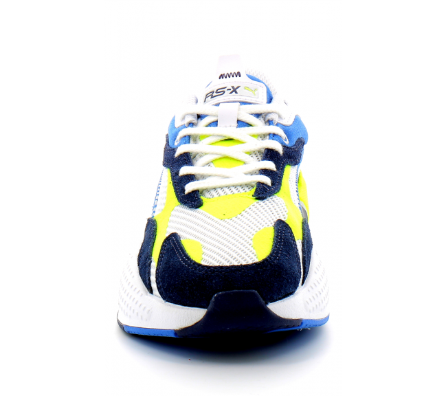 puma rsx3 twill j 375987 blanc-bleu 375987-01